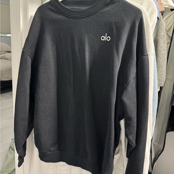 ALO Yoga | Sweaters | Alo Yoga Mens Classic Black Crewneck Sweater ...